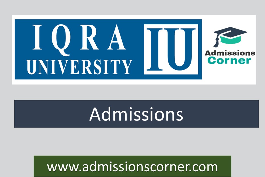 IQRA UNIVERSITY Islamabad H-9 Campus Admissions Spring 2025 IQRA UNIVERSITY Islamabad H-9 Campus Admissions Spring 2025