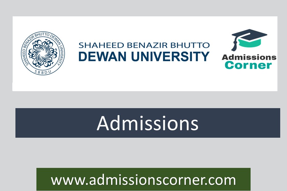 SBB Dewan University Karachi Admissions 2025