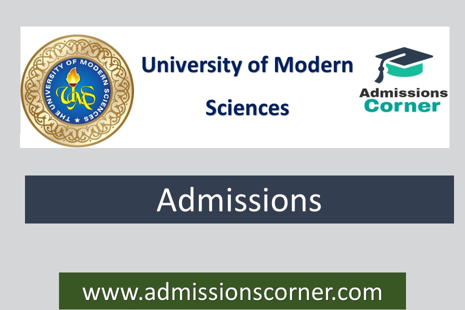 The University of Modern Sciences Admissions Fall 2023 The University of Modern Sciences Admissions Fall 2023